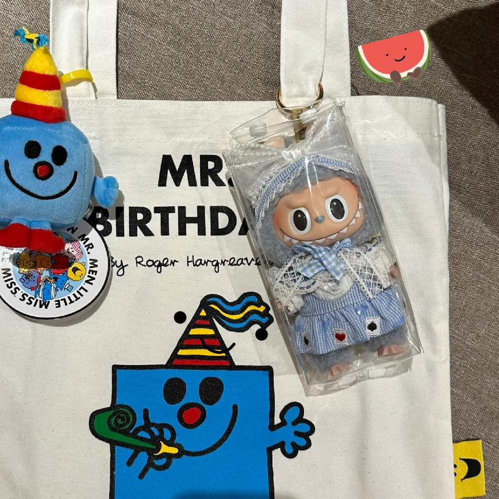 Labubu Transparent Storage Bag Keychain Protective Cover Dustproof and ...