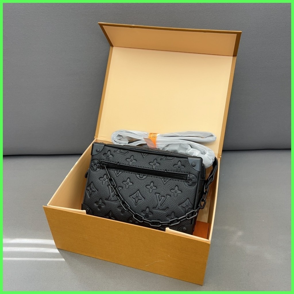 (Fast shipping) [Spot Goods] Mini Soft trunk bag chain bag men's bag ...