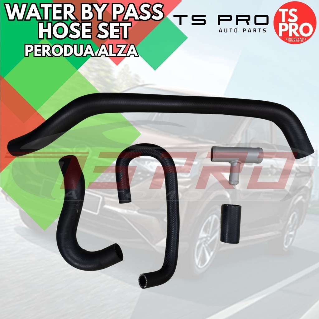Perodua Alza Water By pass Hose Set (Pipe Air set) Top Lower Hose ...