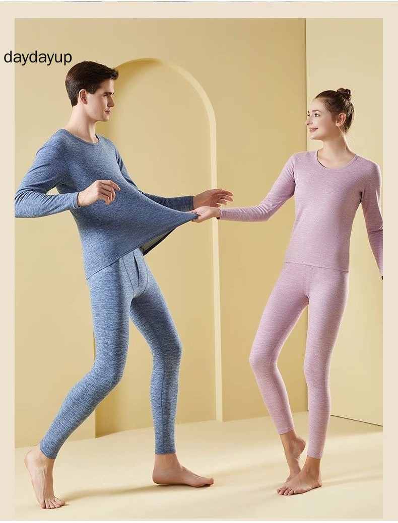 Wool and Silk Warm Thermal Wear Set for Women Men Heat Tech Inner Wear ...