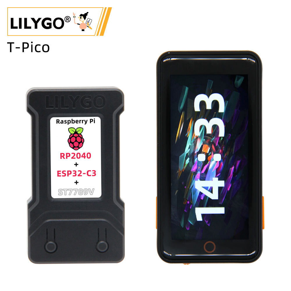 LILYGO® T-PicoC3 PicoPro 1.14-inch Display Module ESP32-C3 ESP32-C6 RP2040 Development Board ...