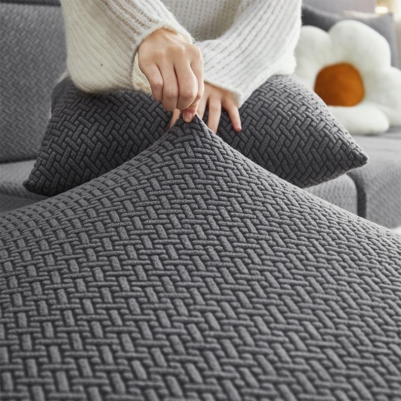 T-shaped Jacquard Sofa Cushion Cover Width 60-90cm L-shaped Cushion ...