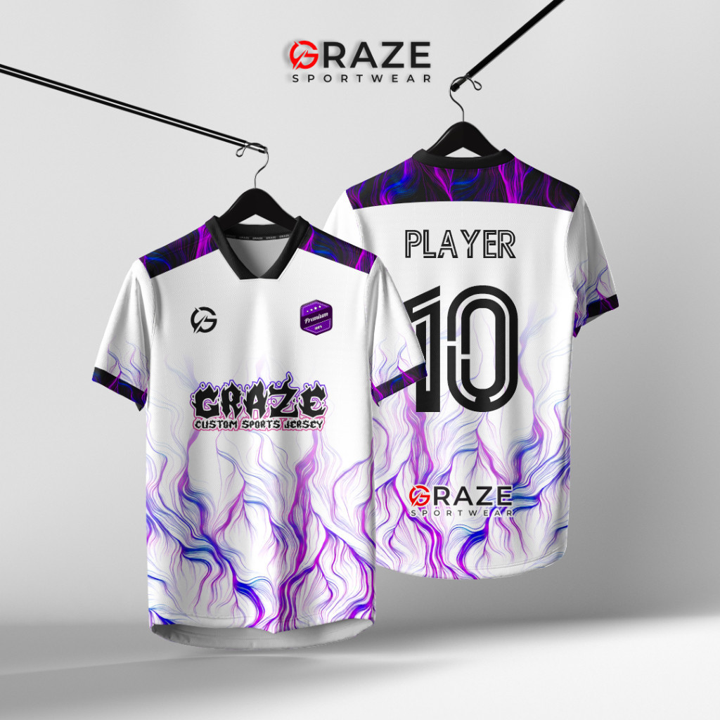 (READY STORK) Baju Jersey Custom Name 2025 New Football Jersey Design ...