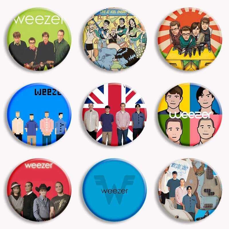 Pop Rock Band Weezer 1994 Album Cover Aesthetic Button Pin Classic ...