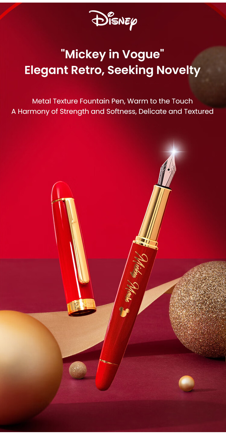 Disney Classic Mickey Fountain Pen Gift Set | Shopee Malaysia