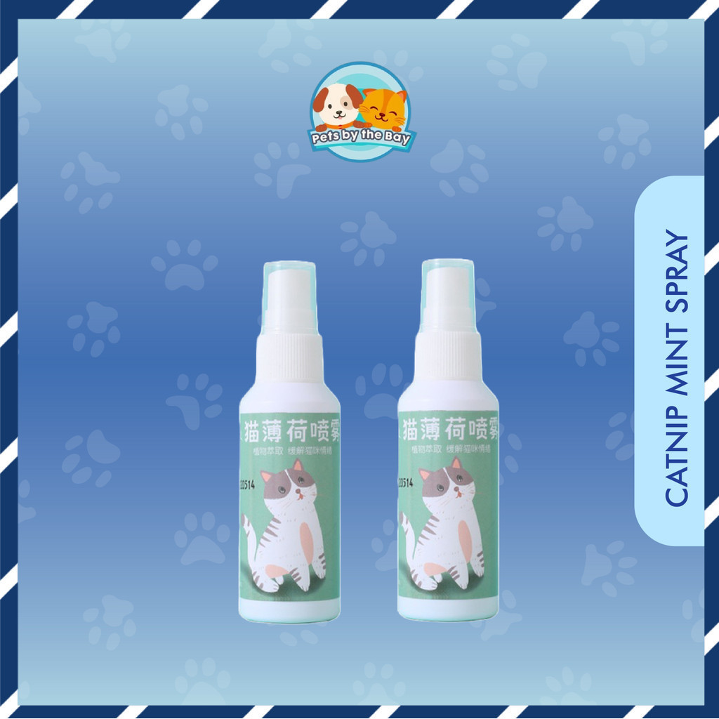 Catnip Cat Mint Spray 50ml Catmint Grass Relax Pet Semburan Spray ...