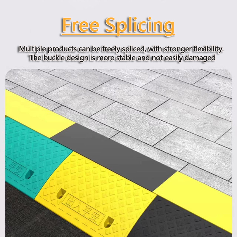 Step Mat Ramp Portable Curb Ramps Heavy Duty Plastic Threshold Ramp Kit ...