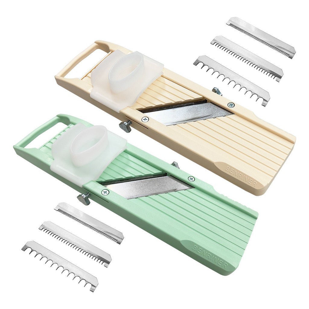 100% ORIGINAL JAPAN BENRINER MANDOLINE 4 BLADE VEGETABLE SLICER Sagat ...