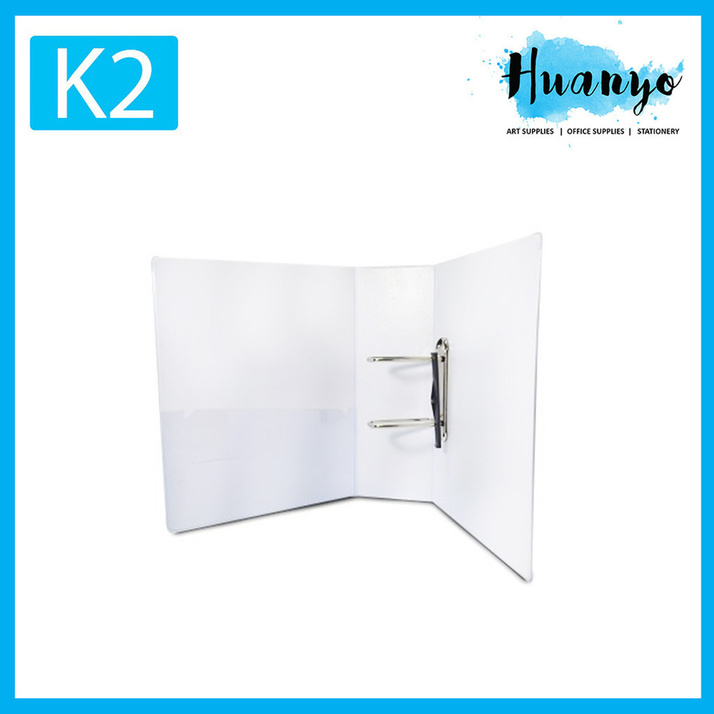 K2 2D / 2Q PVC White Ring File A4 / Fail Putih (25/40/50/65/80MM ...