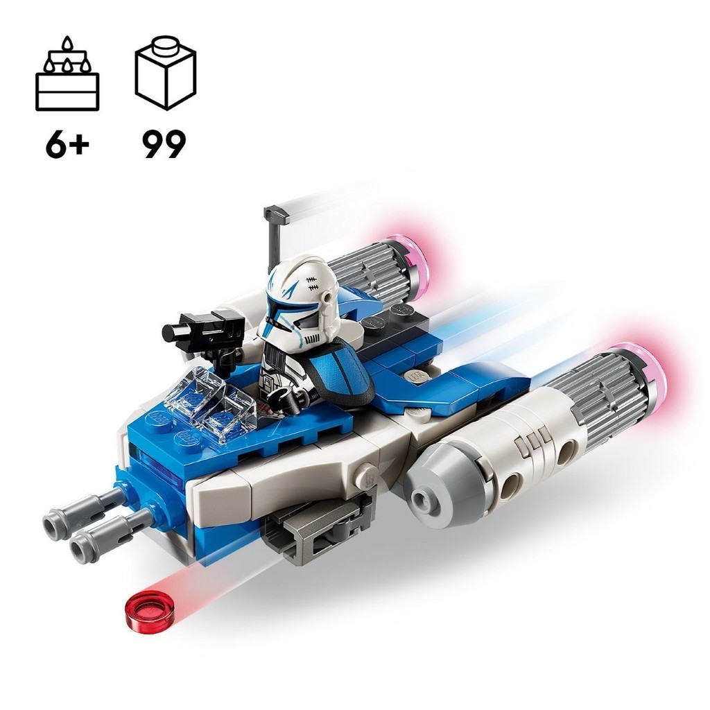 LEGO 75391 Star Wars Captain Rex Y-Wing Microfighter Building Toy Set ...