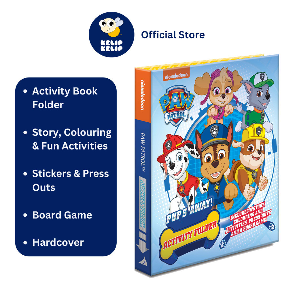 Paw Patrol Activity Folder Book For Kids with Story Colouring Activity ...