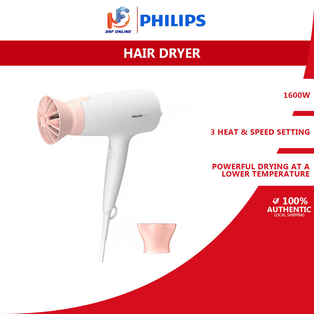 Philips Hair Dryer 3000 Series BHD300/13 | Shopee Malaysia