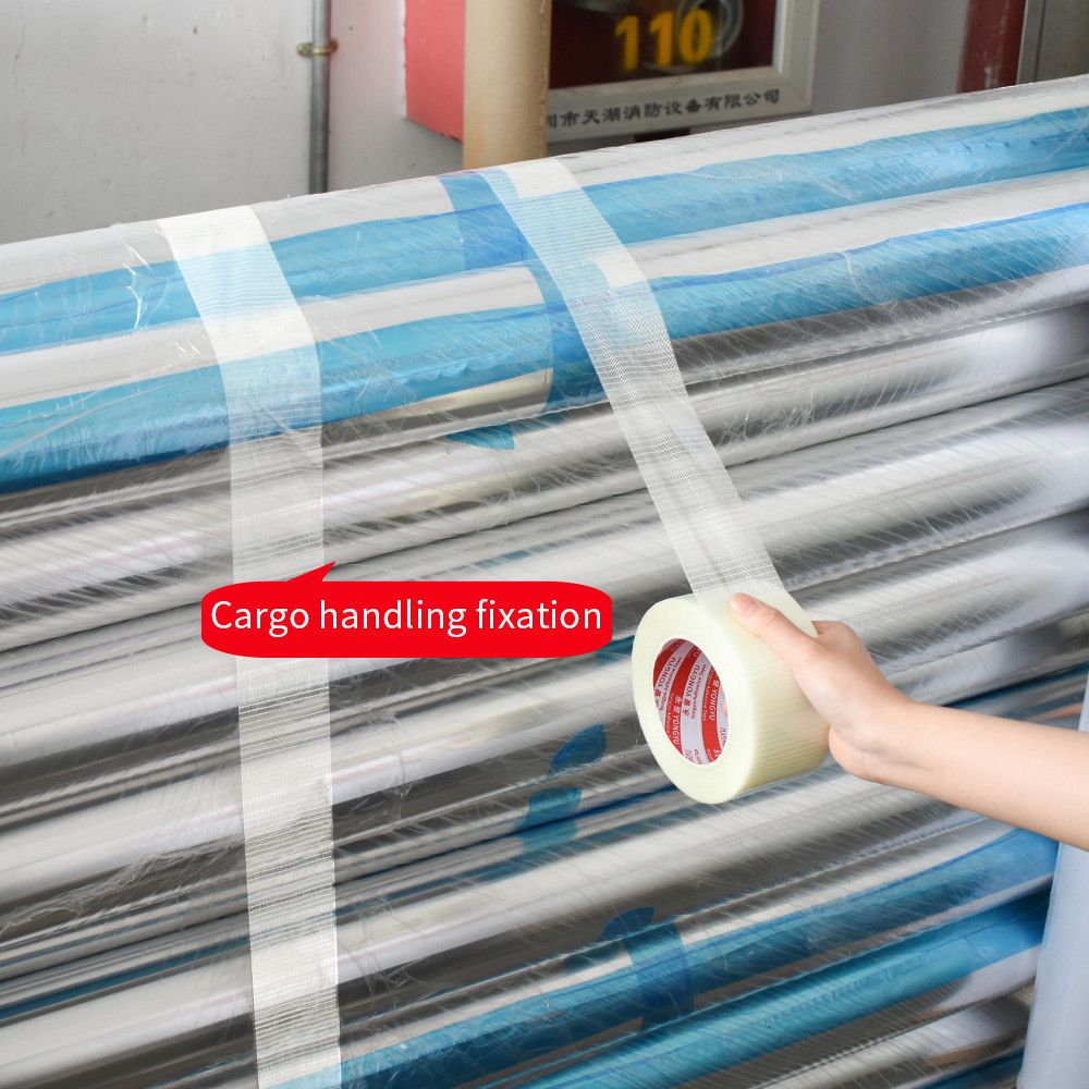 High Viscosity Transparent Grid Fiber Tape High Sticky Reinforced Self ...