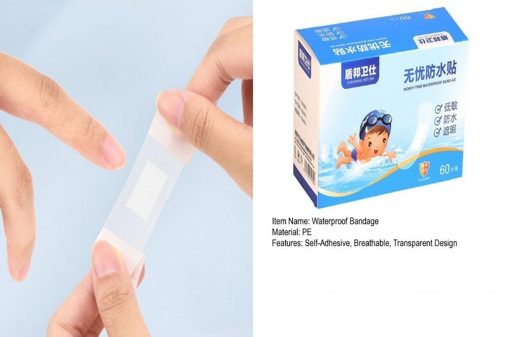 Waterproof Bandage Set Waterproof Film 60 Sheets Waterproof Bandage ...
