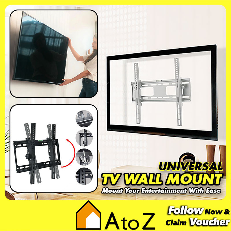 Universal Full Set with Screw TV Wall Mount Strong Bracket Withstand ...