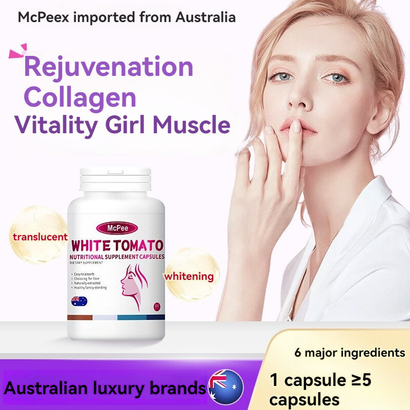 Mcpee White Tomato Capsules Grape Seed Extract Collagen Peptide ...