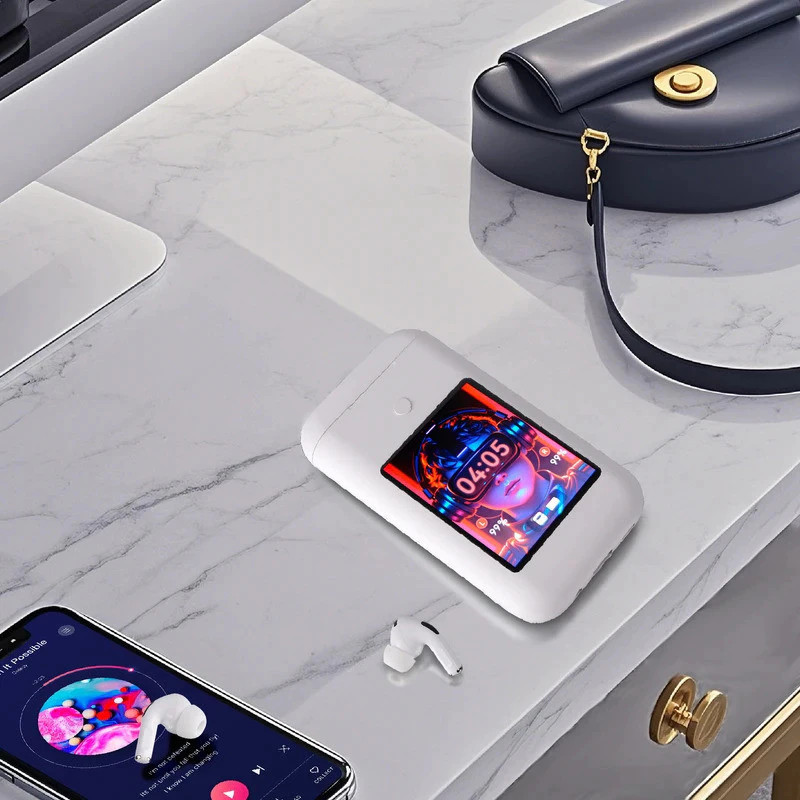 Large Screen Touch Earphone Large Battery Multiple Function in Ear ...