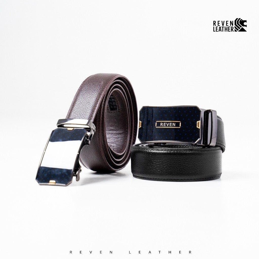 in stock Reven Genuine Leather Men's Belt Stylish Cool Maximus Belt Fashion Men Premium Original ...