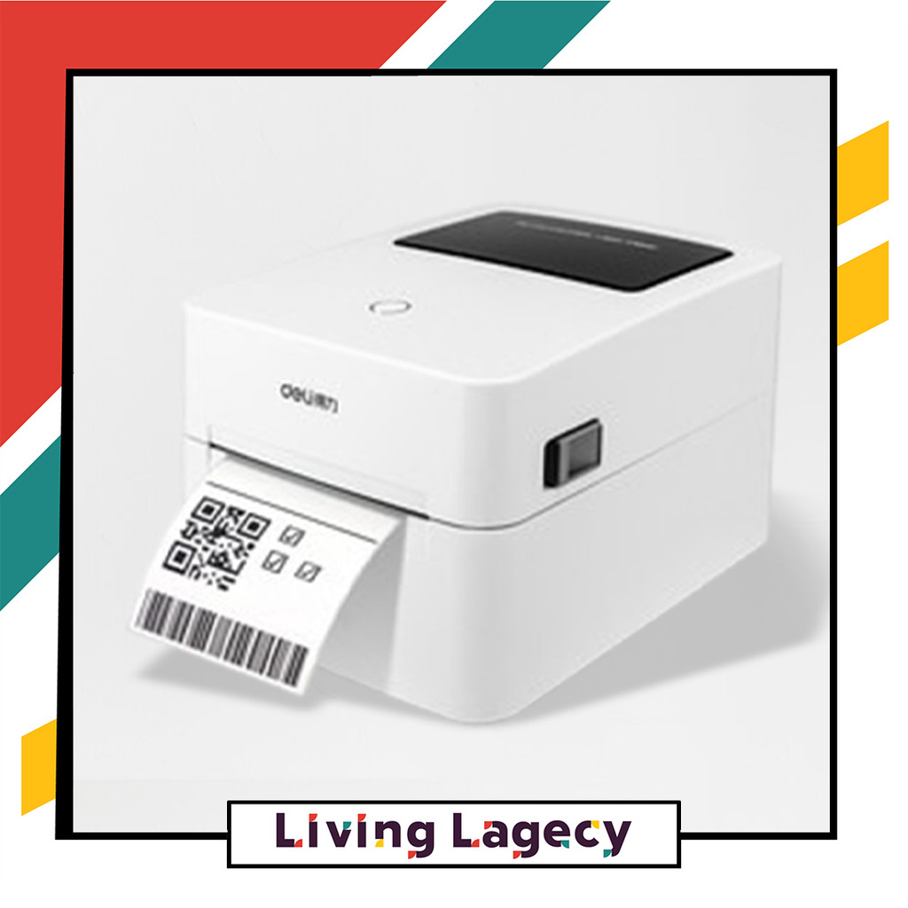 LIVING LAGECY Deli Thermal Printer Shipping Consignment Barcode Parcel ...