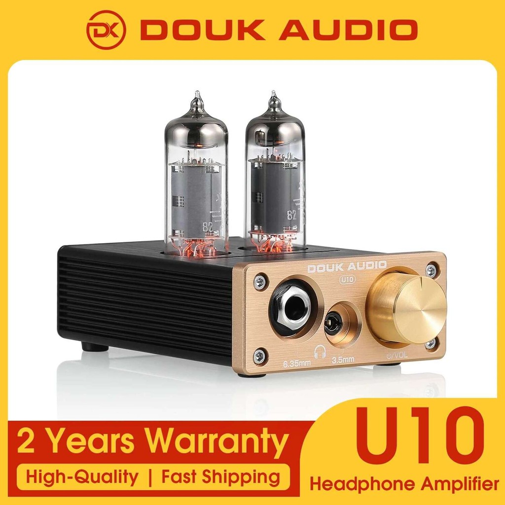 Douk Audio U10 HiFi Valve Tube Preamp Stereo AUX Desktop Audio Preamp 6 ...