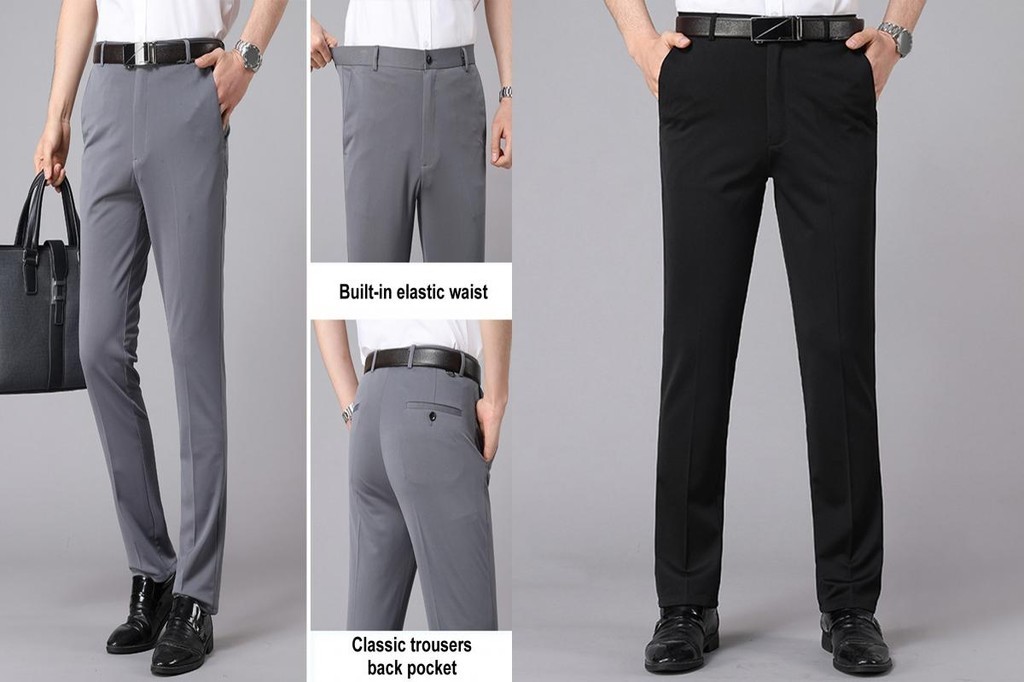 clearance479 Suit Pants Men Suit Trousers Men's Slim Fit Formal ...