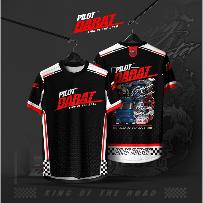 Pilot Darat 2024 Sublimation Tshirt | Baju Pilot Darat | Baju Abang ...