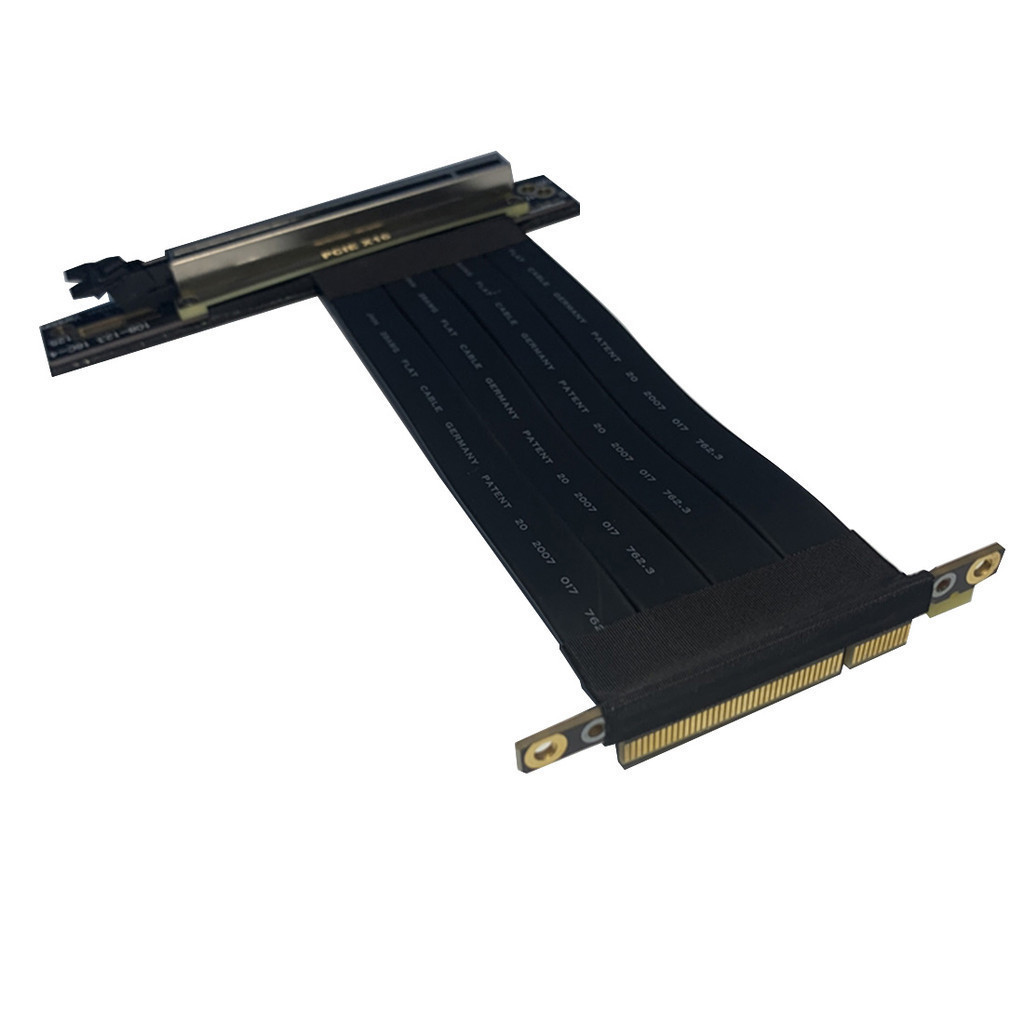 PCIe 3.0 4X 8X 16X Graphics Card GPU Extension Cable 90 Degree PCI ...