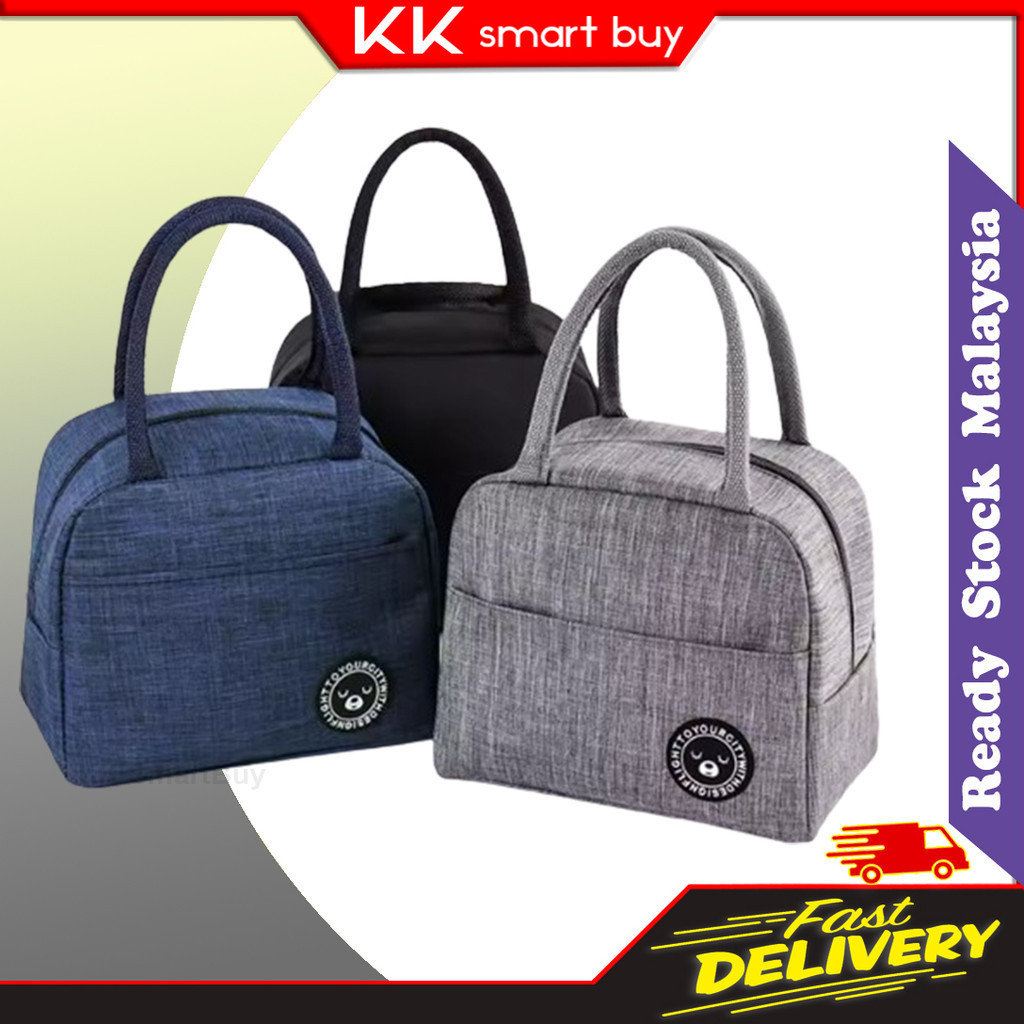 Lunch Bag Insulated Cool Thermal Food Storage Box Carry Tote For Adults ...