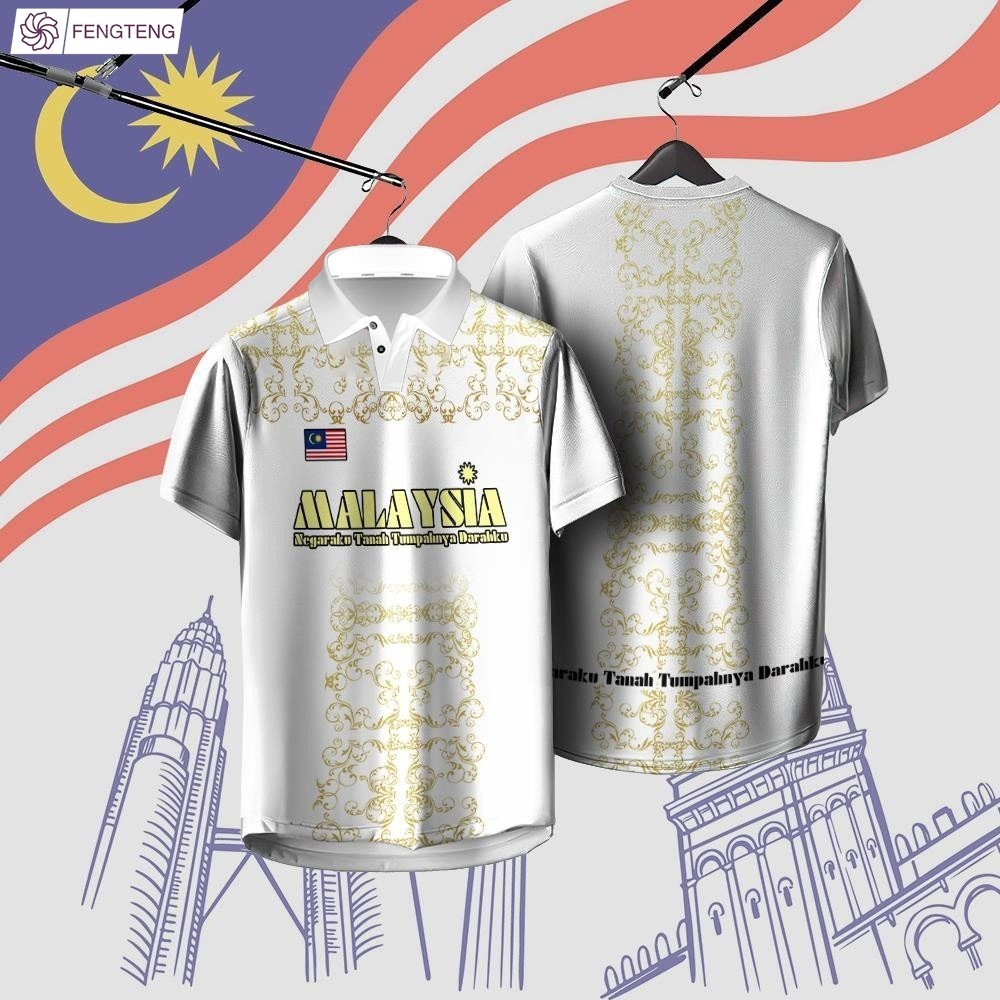 2024 Merdeka Short Sleeves Sprot Jersey baju merdeka budak lelaki baju ...