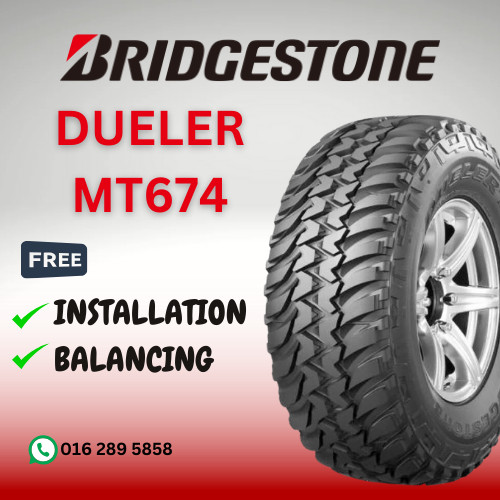BRIDGESTONE DUELER MT674 265/65R17 265/75R16 245/75R16 265/65/17 265-65 ...
