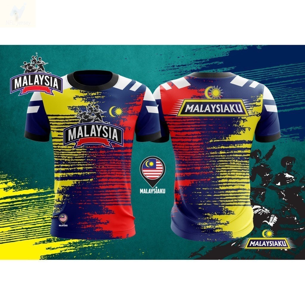 Baju Merdeka Casual Fashionable Sports Basketball Jersey Qui Drying ...