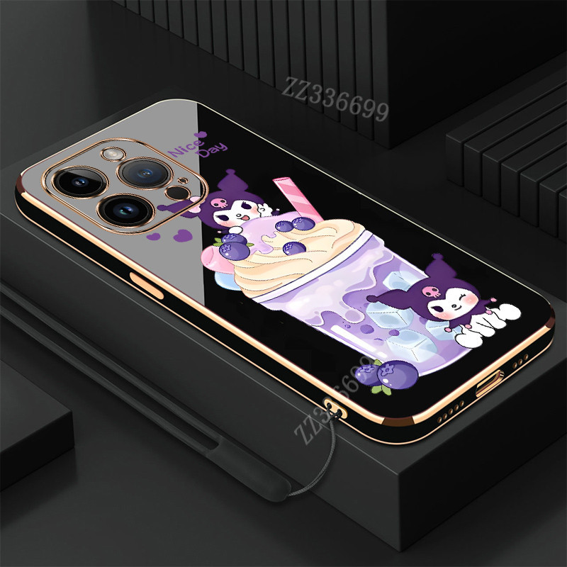 Casing Redmi A3 A3X Ice Cream Kuromi Phone Case soft Silicone protect ...