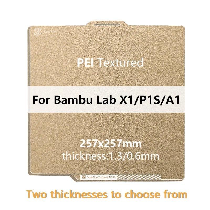 For Bambu Lab X1/P1P/P1S Texture Double Sided PEI Spring Steel Sheet ...