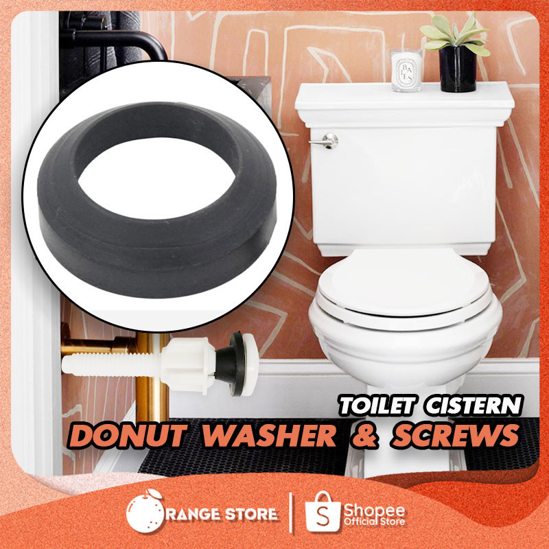 Cistern Toilet Accessories Donut Washer Sponge Cistern Screw Toilet ...