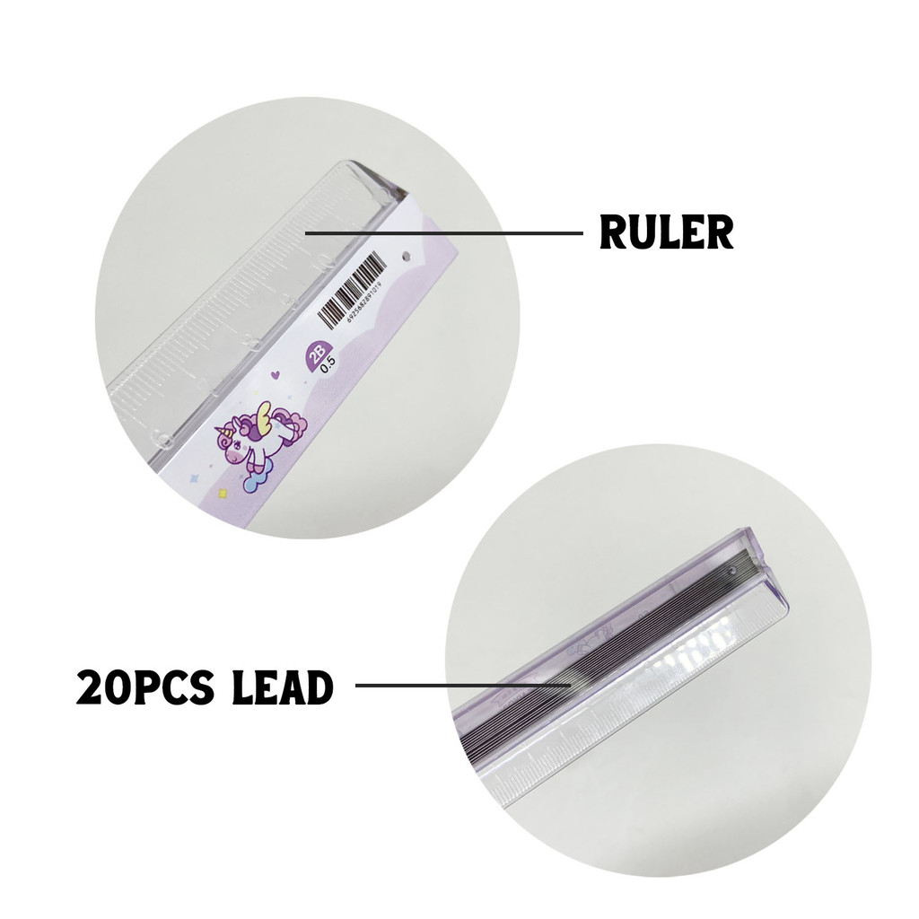 Refill Lead 0.5mm with Ruler (BGJAYA) | Shopee Malaysia