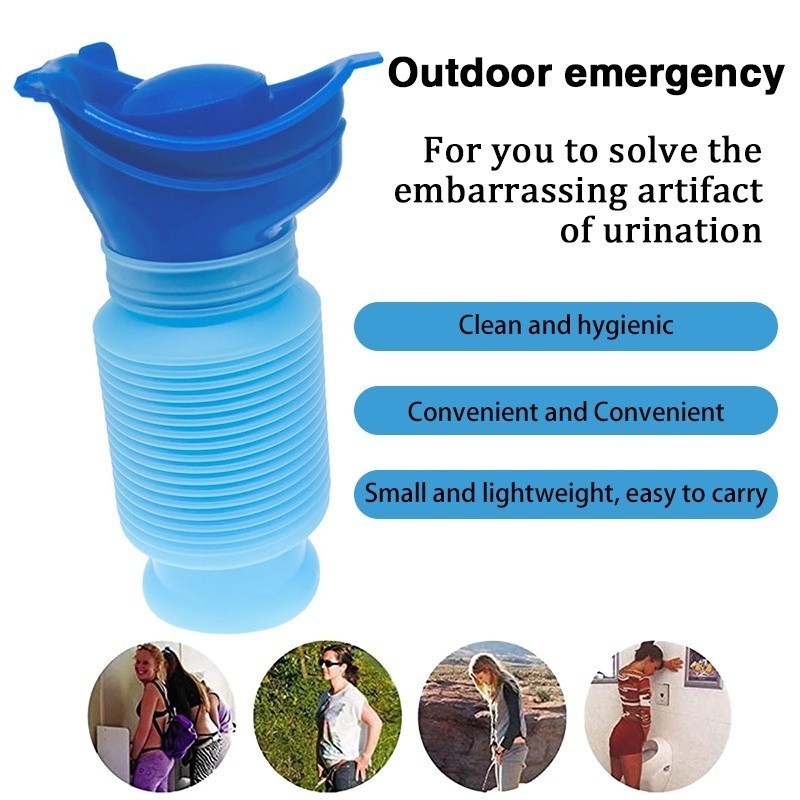 Outdoor Travel Camping Emergency Urinal Adult Blue Large Car Urinal ...