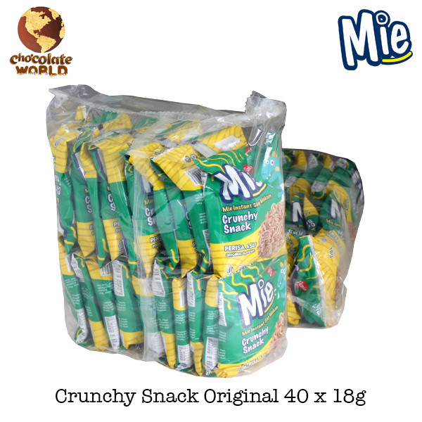 Mie Dalu Crunchy Snacks Original Flavour 40 x 18g (Made in Indonesia ...