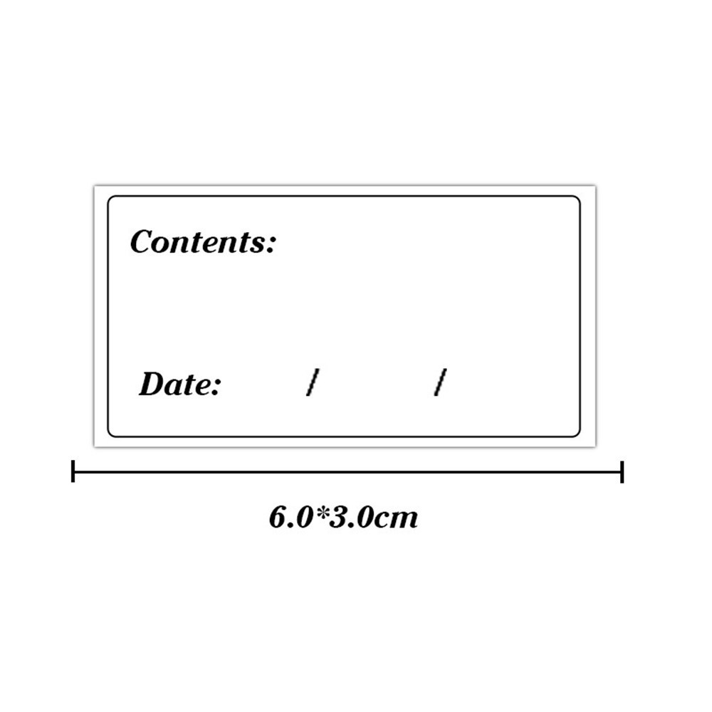10 Sheets Food Label Sticker Refrigerator Food Sorting Storage Labels ...