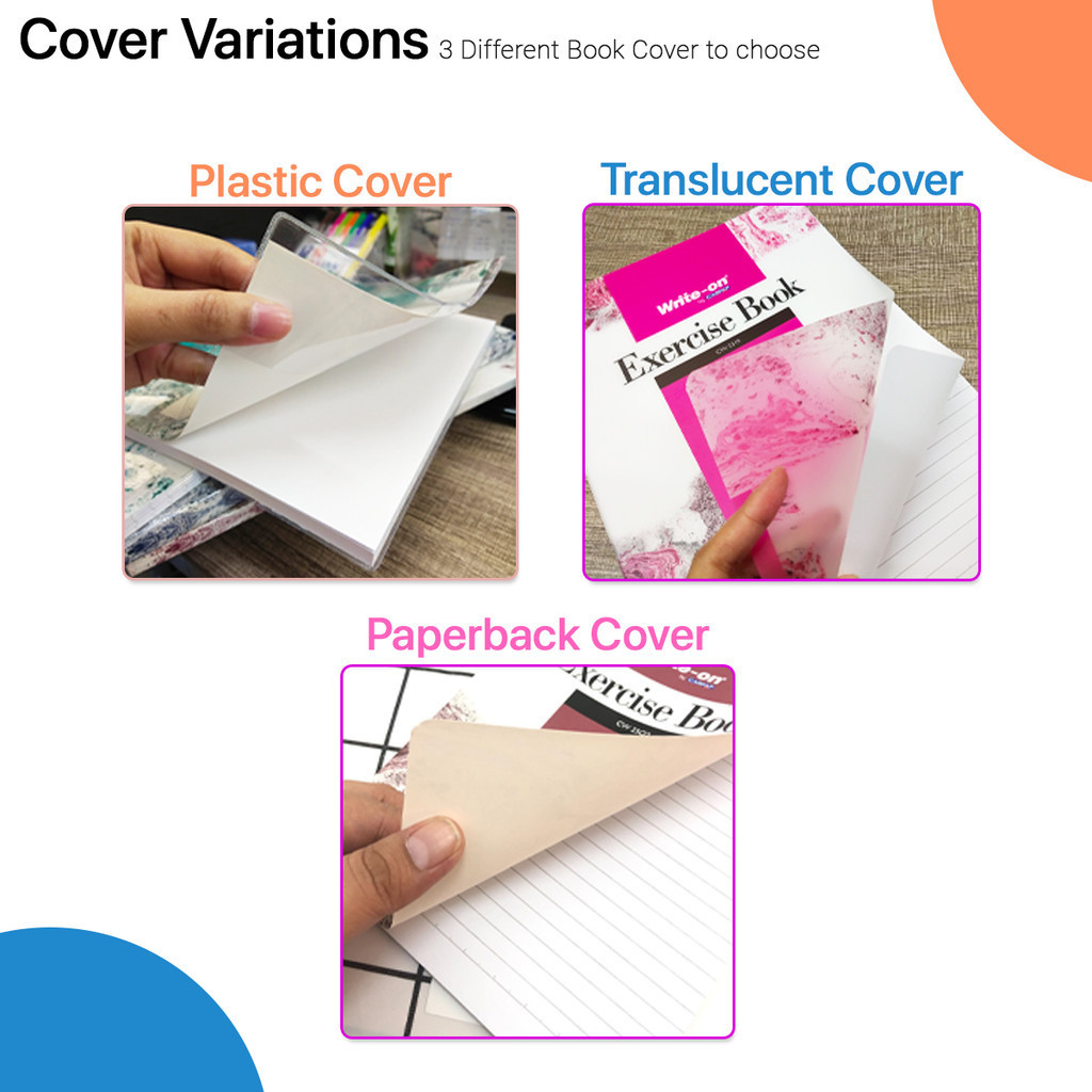 Campap Write On Buku Nota A5 A4 Exercise Book Notebook 70gsm 80 100 120 160 200 Pages -(1s/PCS ...