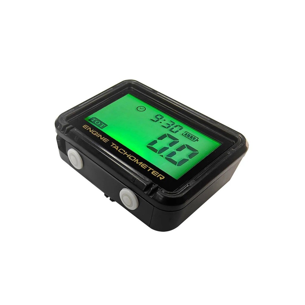 Huge Screen Tachometer Motorcycle Digital Engine Rpm Gauge Tach Hour ...