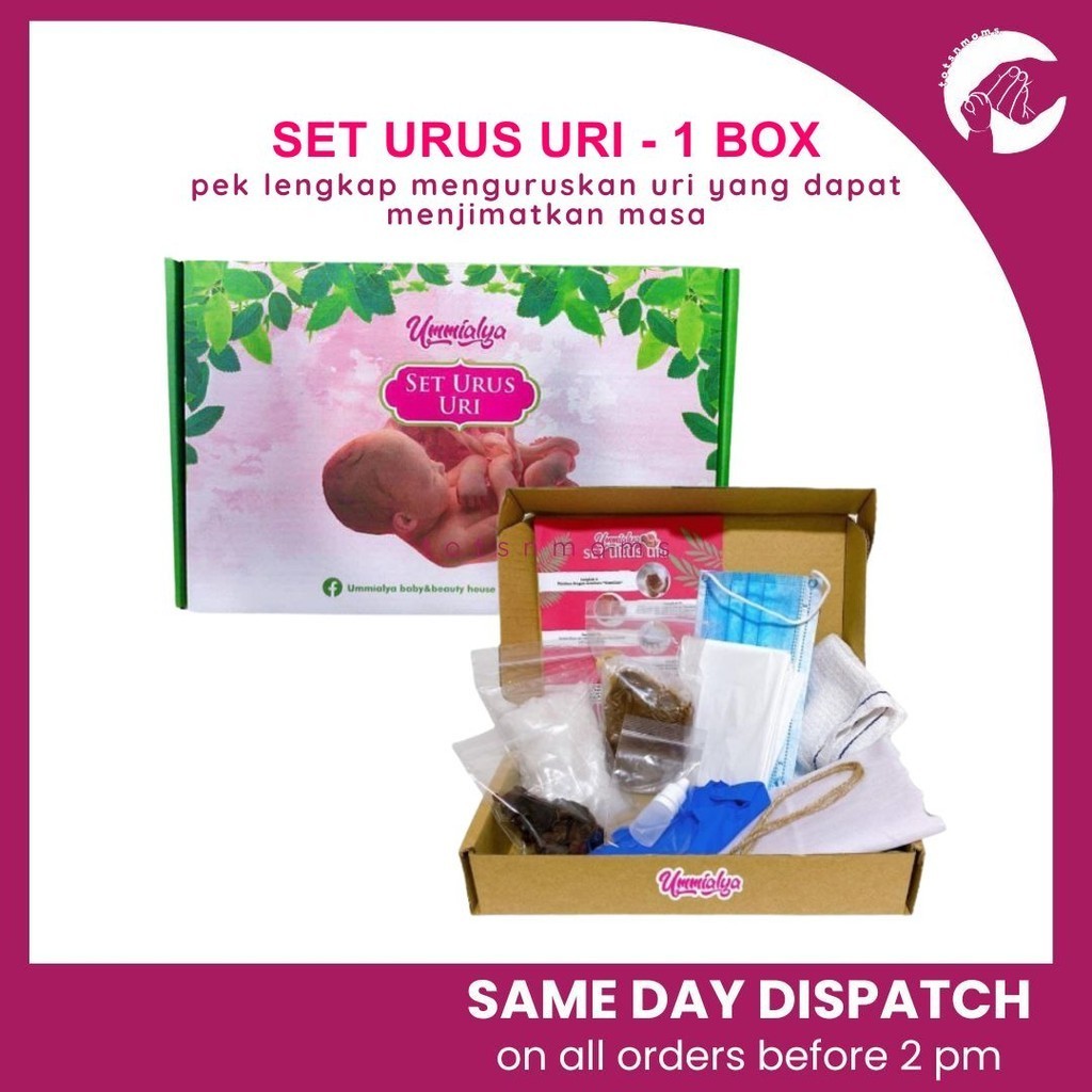 Ummialya Set Pengurusan Uri Bayi Lengkap Islam Tanam Urus Cuci Uri Baby ...