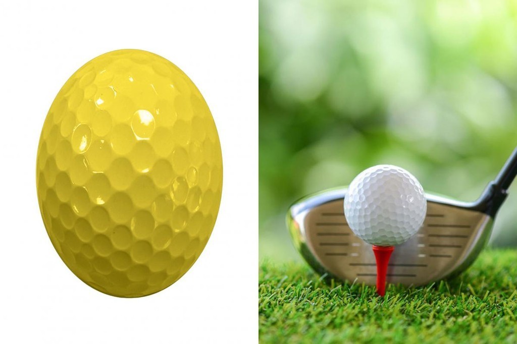 ARE High Visibility Golf Ball 4 Pack Foam Golf Balls Realistic Feel ...