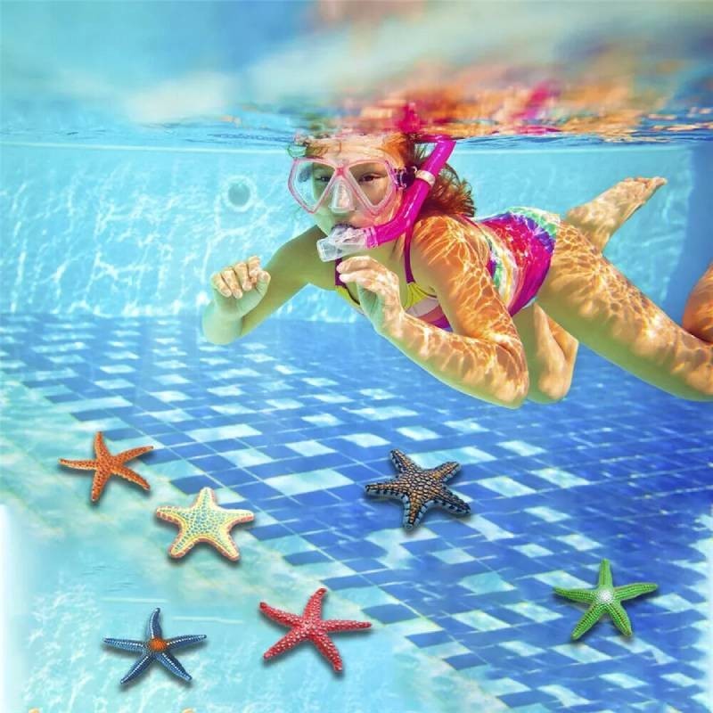 Starfish Lifelike Animal Models For Kids Educational Beach Play Diverse ...