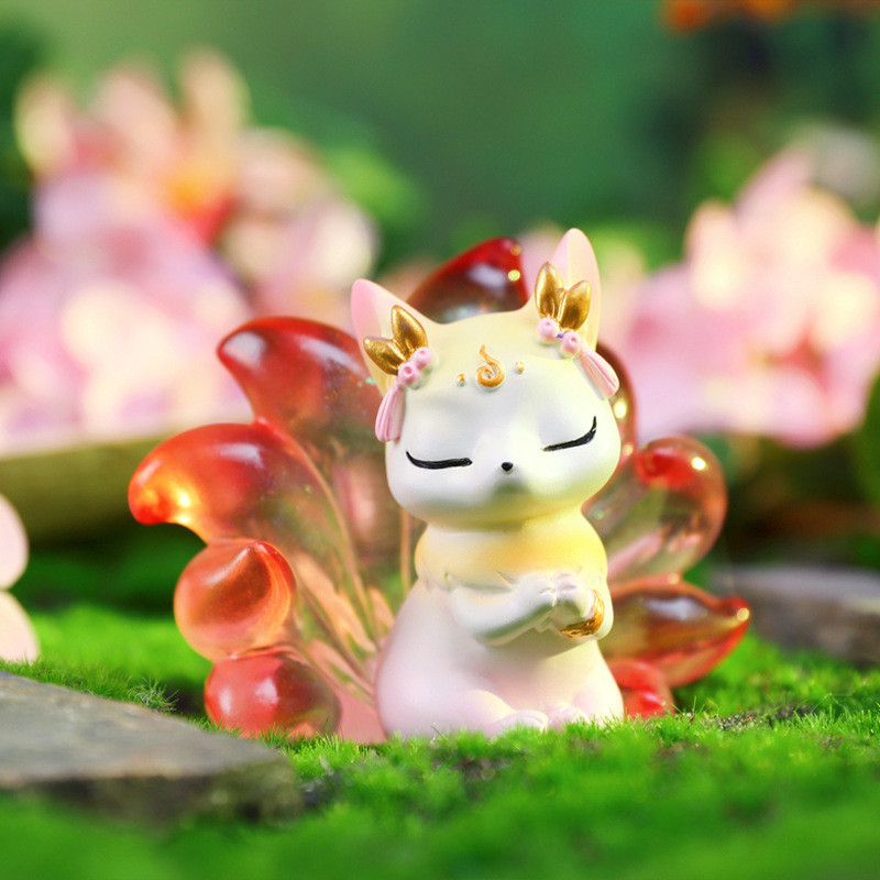 Tu Shan Nine tailed Fox Surprise Box Decoration Blind Box Toy Creative ...
