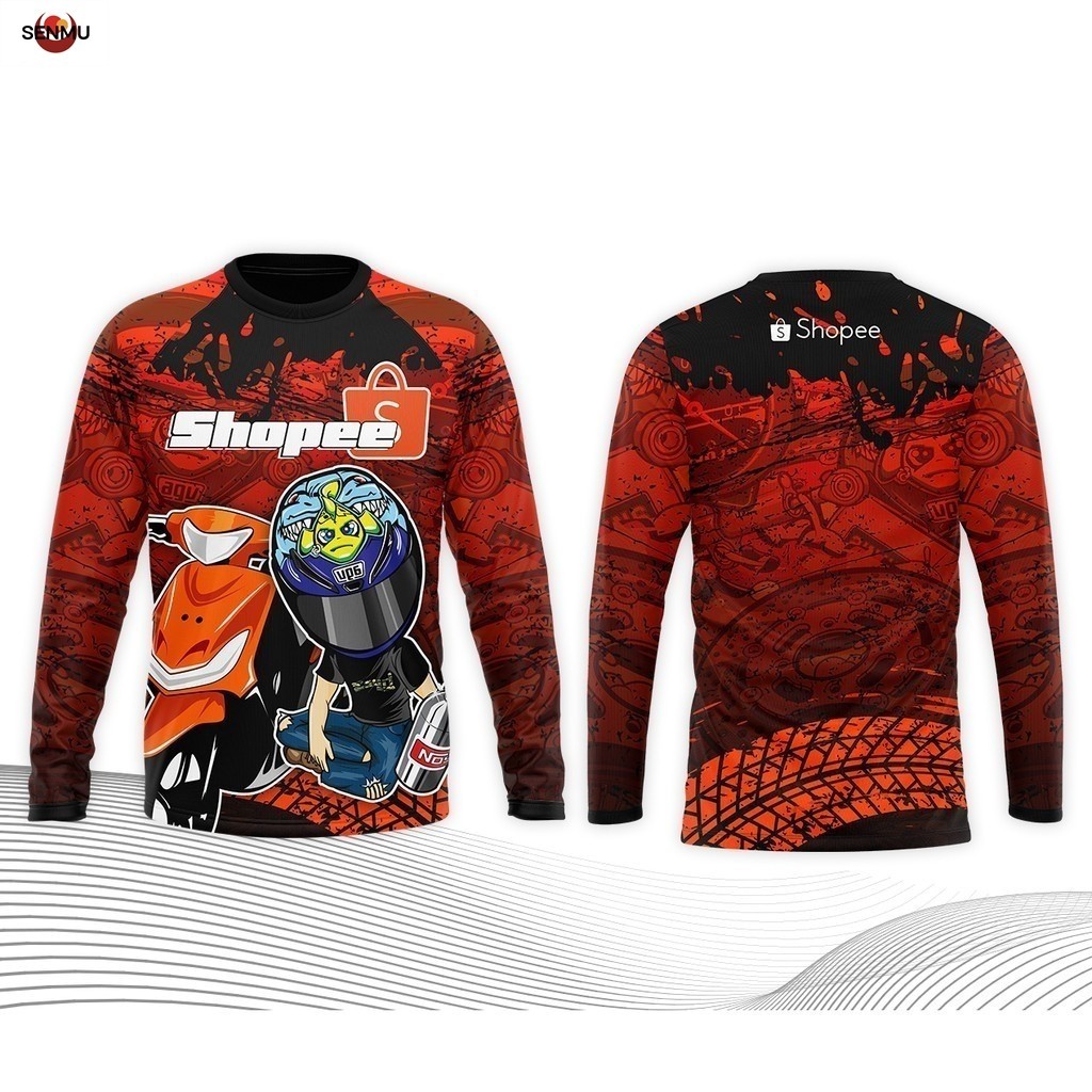 SM Shopee Rider Long Sleeves Shopee Thai Motorcycle Riders Long Sleeves ...