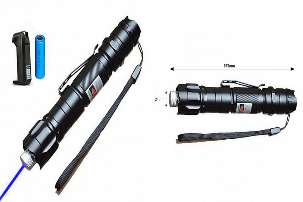 18650 Battery Lasers Torch External Focus Adjustment Lasers Beam High ...