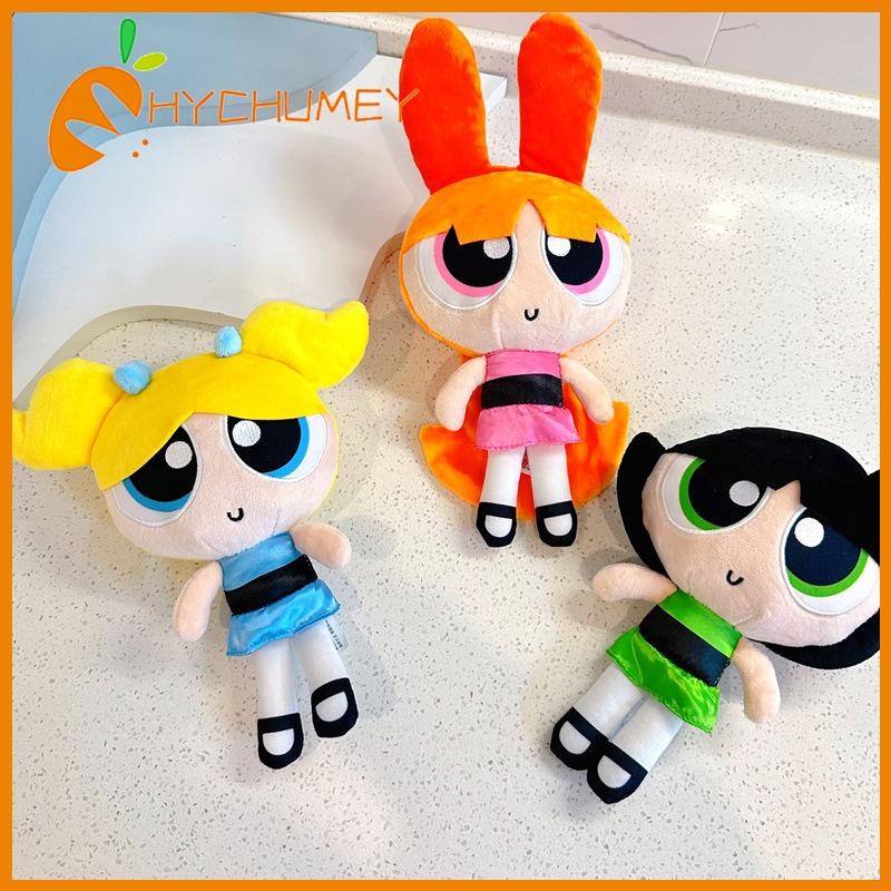 Powerpuff Licensed Cute Girls Plush Dolls Soft Pp Cotton Stuffed Toys ...