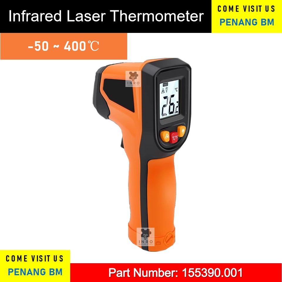 Infrared Laser Thermometer, -50C to 400C | Shopee Malaysia