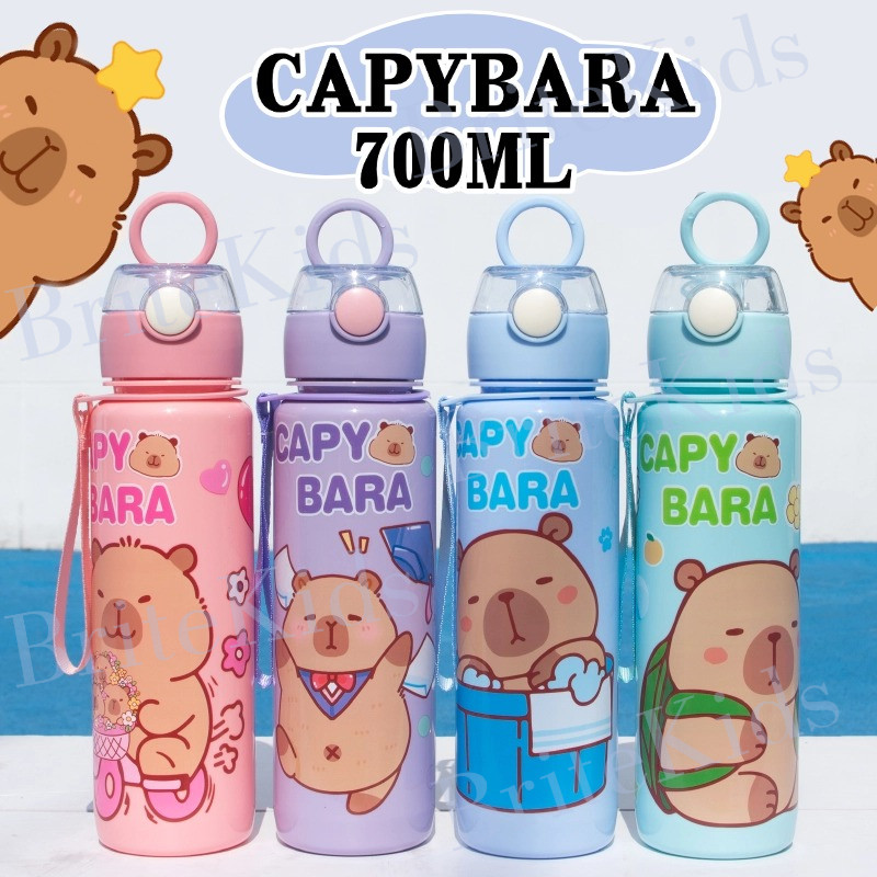 700ml Botol Air Capybara My Melody Bottle Kids Straw Bpa Free Botol Air ...