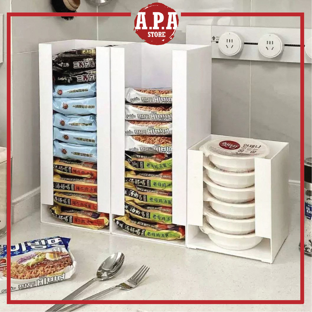 APA Instant Noodle Storage Rack Box Drawer Compartment Face Mask ...